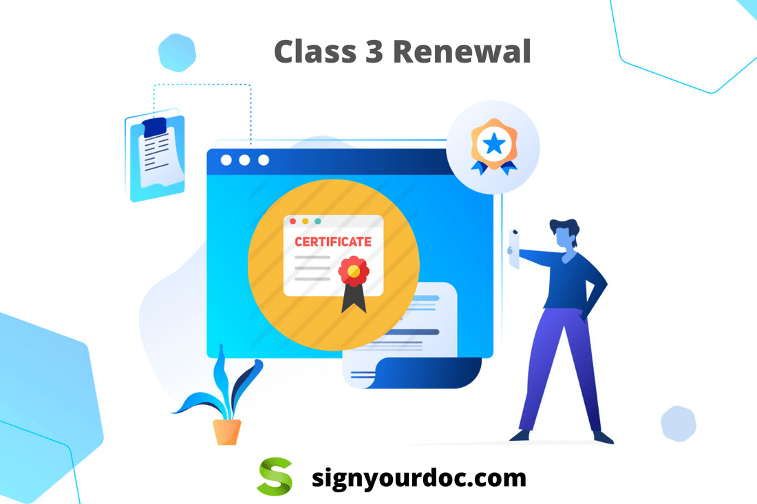 Class 3 DSC renewal, Digital signature renew Guide – signyourdoc